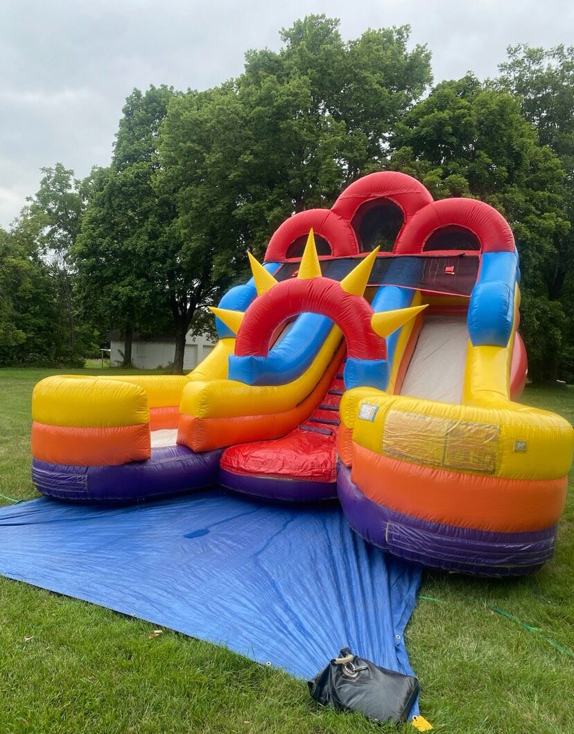 Double Splash Slide - Creative Carnivals & Events, LLC