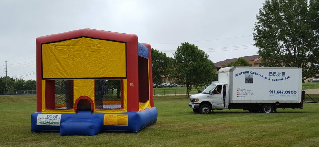 Primary A-Frame Moonwalk - Creative Carnivals & Events, LLC