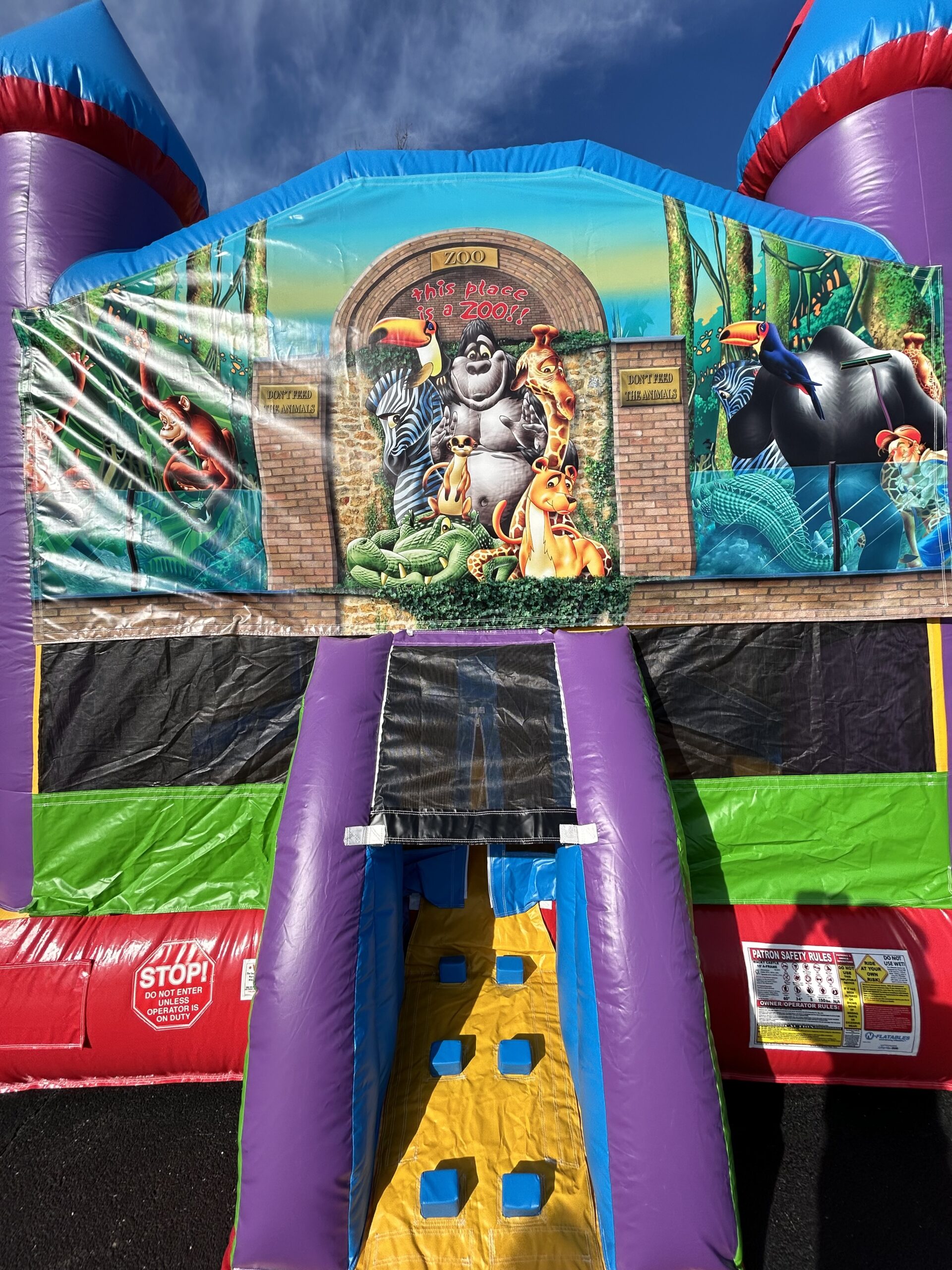 *It's a Zoo Moonwalk - Creative Carnivals & Events, LLC